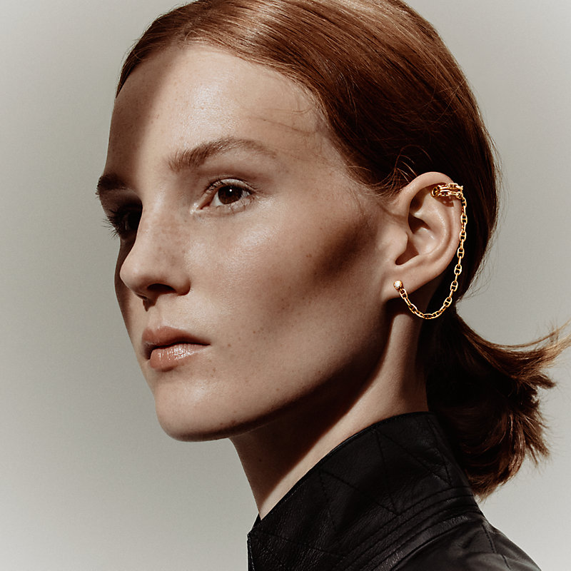 Chaine d'ancre Calypso right single ear climber earring Chaine d'ancre Calypso right single ear climber earring